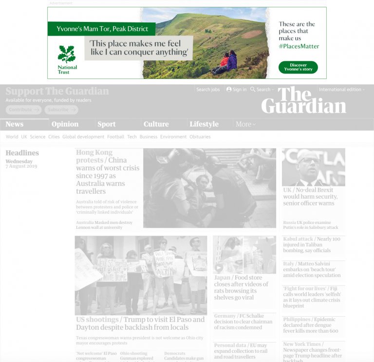 National Trust - digital advertising | Peter Robert Smith Motion ...